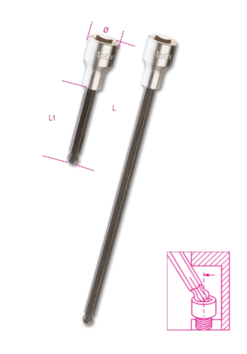 920BP 5L-BALL HEAD SOCKET DRIVERS – Beta Tools Australia