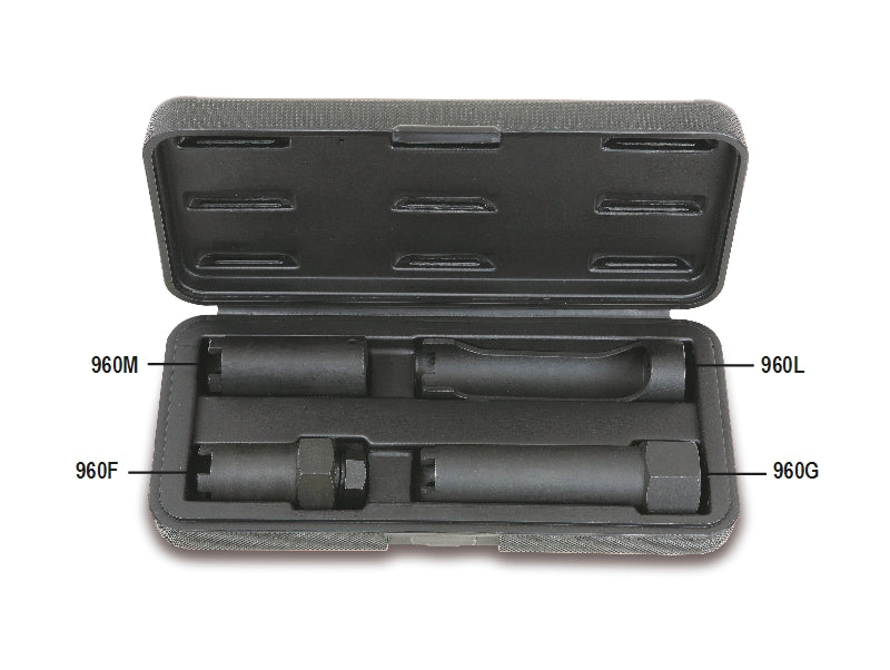 Set of sockets for nozzle holder ring nuts – Beta Tools Australia