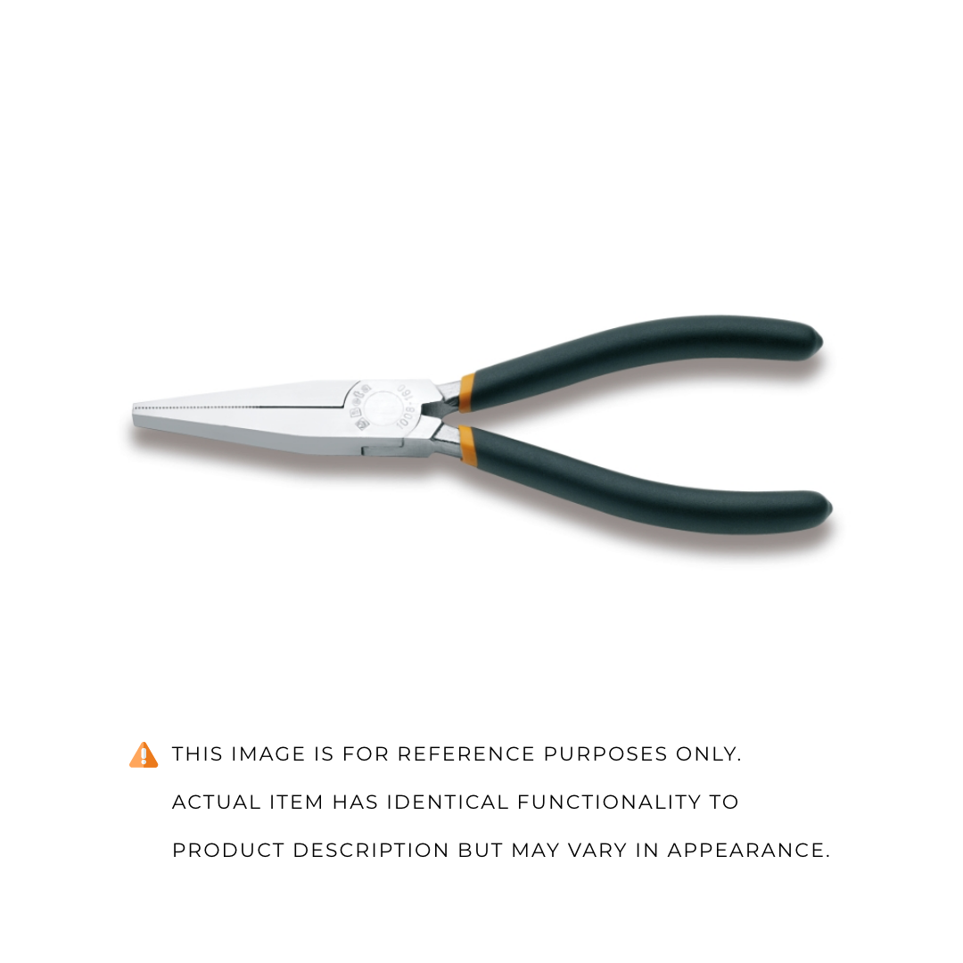 1008 140-LONG FLAT KNURLED NOSE PLIERS – Beta Tools Australia